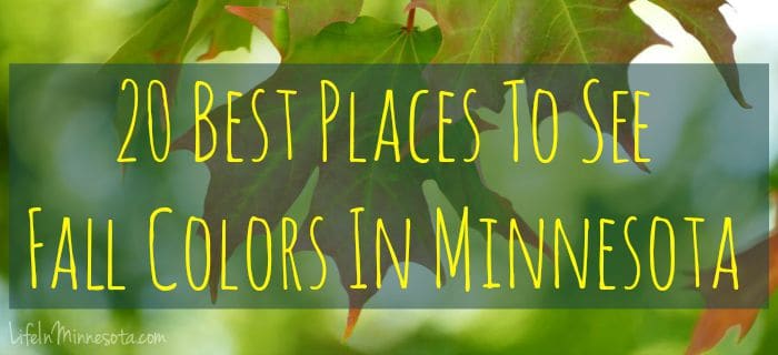 20 Best Places To See Fall Colors In Minnesota - Life In Minnesota
